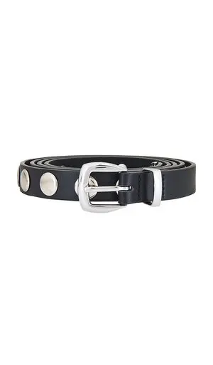 PETIT MOMENTS Long Studded Disc Belt - Black