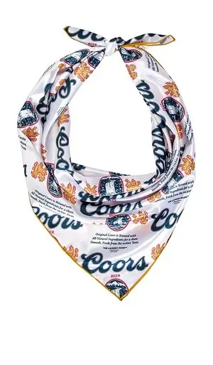 THE LAUNDRY ROOM X Coors Original Printed Bandana - White