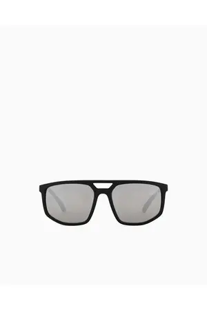 Emporio Armani Aviator Sunglasses - Black