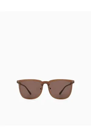 Emporio Armani Irregular-shaped Sunglasses - Natural