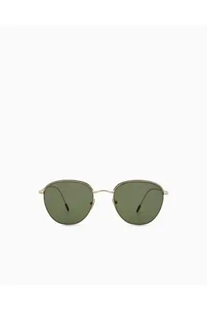 Giorgio Armani Square Sunglasses - Gold