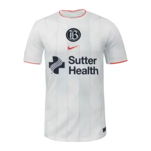 Nike Bay Fc 2025 Stadium Home Dri-fit Nwsl Replica Jersey - White