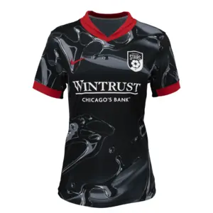 Nike Chicago Stars Fc 2025 Stadium Away Dri-fit Nwsl Replica Jersey - Black