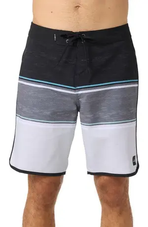 O'Neill Lennox Scallop Swim Trunks - Black
