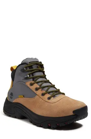 Timberland Mt. Maddsen Waterproof Hiking Boots - Medium Beige Suede
