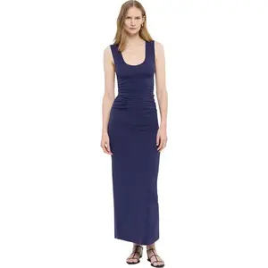 Another Tomorrow Ruched Tank Maxi Dress