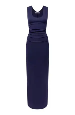Another Tomorrow Ruched Tank Maxi Dress