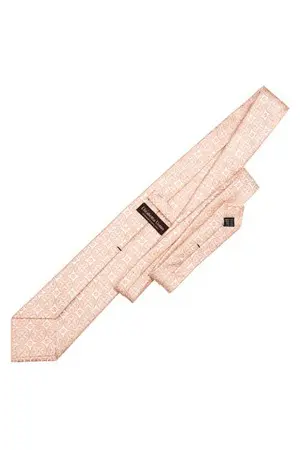 ELIZABETTA Palladio Silk Jacquard Neck Tie - Blush