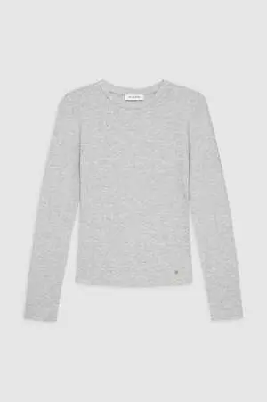 ANINE BING Jo Long Sleeve Tee