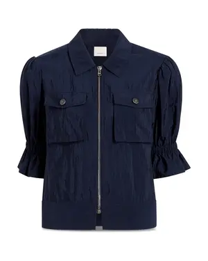 Cinq À Sept Holly Parachute Jacket - Navy