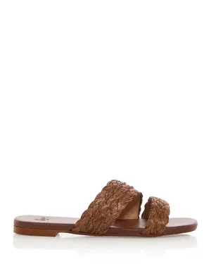 CastaÑer Paz Woven Slide Sandals
