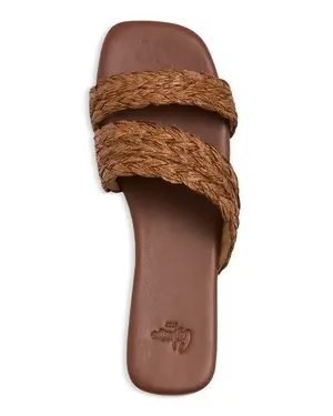 CastaÑer Paz Woven Slide Sandals