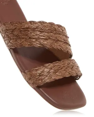 CastaÑer Paz Woven Slide Sandals