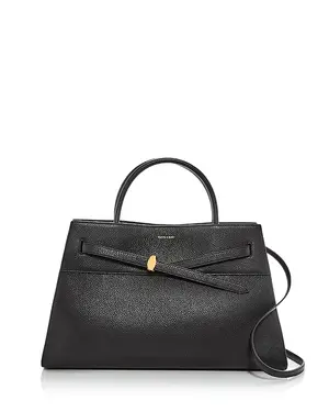 Veronica Beard Large Dash Leather Tote - Black