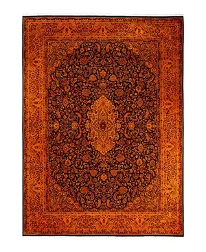 Bloomingdale'S Fine Vibrance M1654 Area Rug, 9'1 X 12'2 - Orange