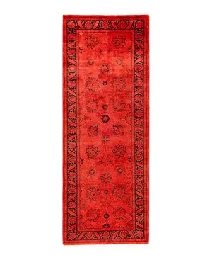 Bloomingdale'S Fine Vibrance M1447 Runner Area Rug, 3' X 8'5 - Orange