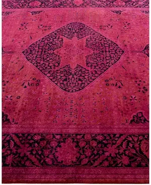 Bloomingdale'S Fine Vibrance M1450 Area Rug, 6'1 X 9'2 - Pink