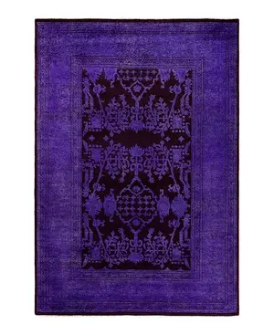 Bloomingdale'S Vibrance M1466 Area Rug, 5'3 X 7'7 - Purple