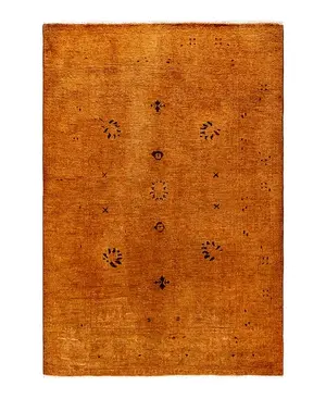 Bloomingdale'S Vibrance M1353 Area Rug, 4'2 X 6'2 - Brown