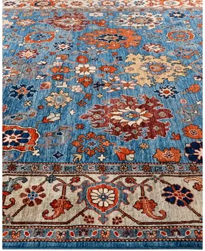 Bloomingdale'S Serapi M1945 Area Rug, 7'11 X 9'10 - Light/blue