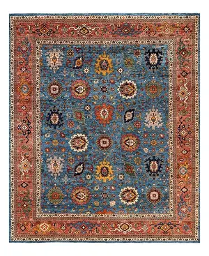 Bloomingdale'S Serapi M1945 Area Rug, 8'2 X 9'10 - Light/blue