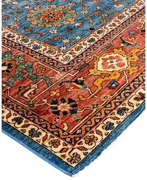 Bloomingdale'S Serapi M1945 Area Rug, 8'2 X 9'10 - Light/blue