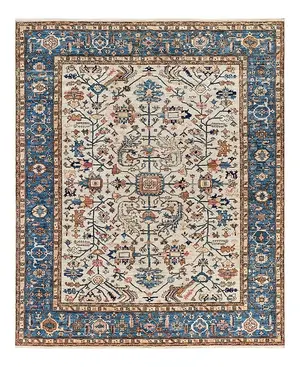 Bloomingdale'S Serapi M1945 Area Rug, 8'1 X 9'10 - Light/grey