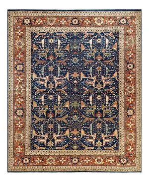 Bloomingdale'S Serapi M1945 Area Rug, 8'1 X 9'9 Blue