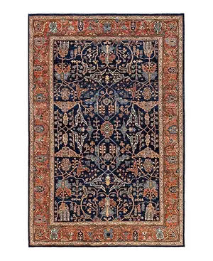 Bloomingdale'S Serapi M1945 Area Rug, 6' X 8'11 - Blue