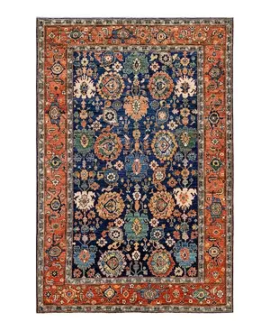 Bloomingdale'S Serapi M1945 Area Rug, 6'3 X 9'2 - Blue