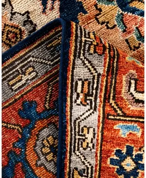 Bloomingdale'S Serapi M1945 Area Rug, 6'3 X 9'2 - Blue