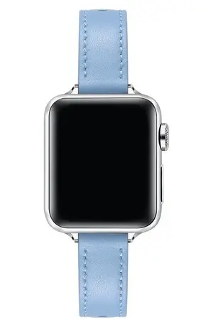 POSH TECH Carmen Leather Apple Watch® Watchband - Ice Blue