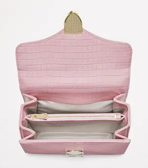 ASPINAL OF LONDON Leather Mayfair Midi Bag