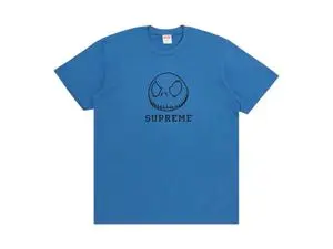 Supreme Skeleton Tee Shirt - Faded Blue