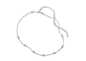 Chanel Metal Necklace - Silver (abe254 B18058 Nzs81)