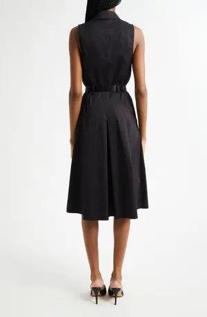 L'Agence Kylo Belted Shirtdress - Black