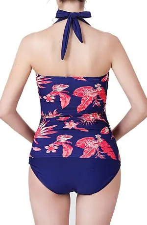 KIMI + KAI Dulce Floral Print Maternity Swimsuit