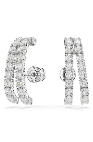 SWAROVSKI Matrix Ear Cuffs - White