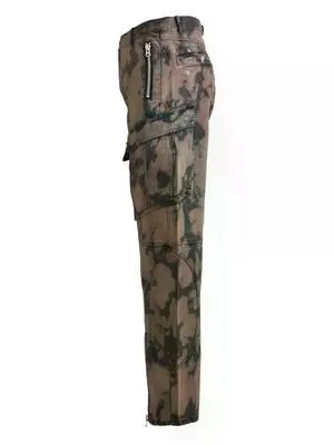BREATH Abstract-print Trousers