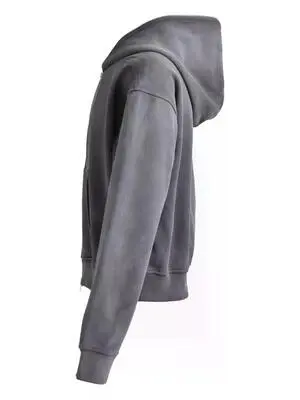 BREATH Zipped Cotton Hoodie