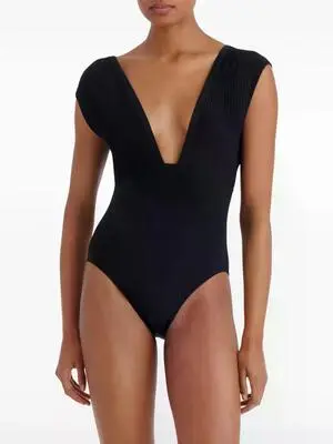 ERES Plunging V-neck One-piece Swimsuit - Black