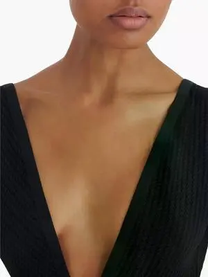 ERES Plunging V-neck One-piece Swimsuit - Black