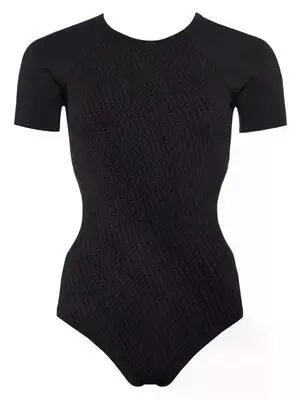 ERES Short-sleeve Swimsuit - Black
