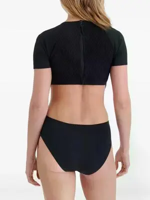 ERES Short-sleeve Swimsuit - Black