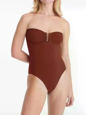ERES Cassiopée Strapless Swimsuit - Brown