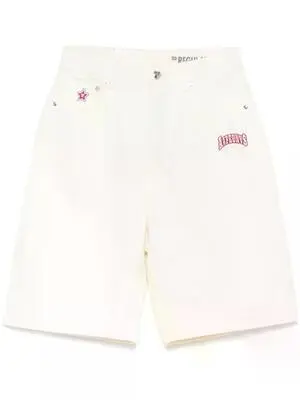 A BATHING APE Aape * Logo-embroidered Shorts - White