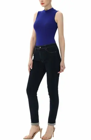 KIMI + KAI Sleeveless Bodysuit - Royal Blue