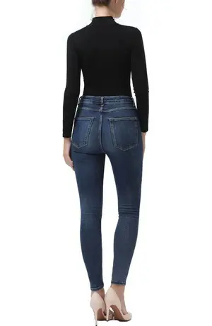 KIMI + KAI Turtleneck Bodysuit - Black