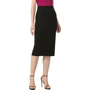 KIMI + KAI Knit Pencil Skirt - Black
