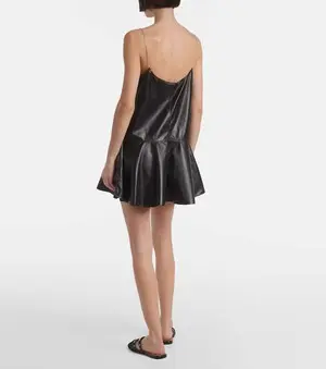 Alaïa Slip Leather Romper